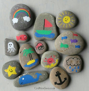 Δημιουργίες από καρδιάς...: Ιδέες με πέτρες!!