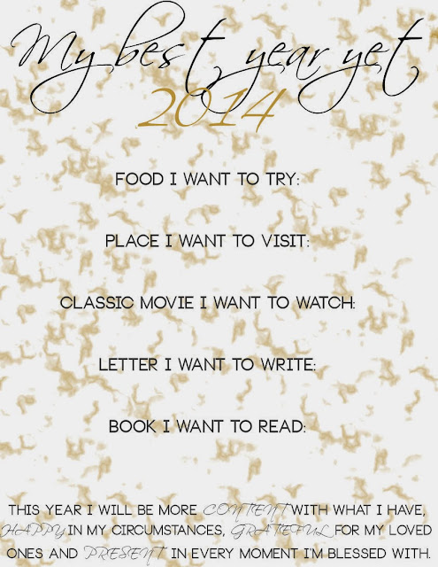 A Vintage Joy: "My best year yet" a pin and 25 other New Year's Resolutions