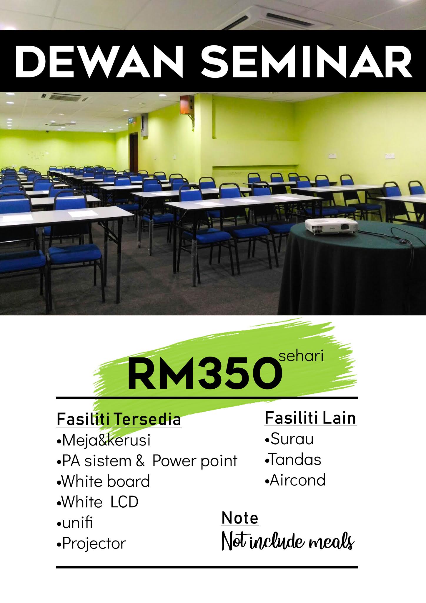 Kedah Discovery : BILIK HOTEL DEWAN SEMINAR SUNGAI PETANI