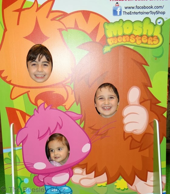 Our three little monsters visit Moshi Monsters.