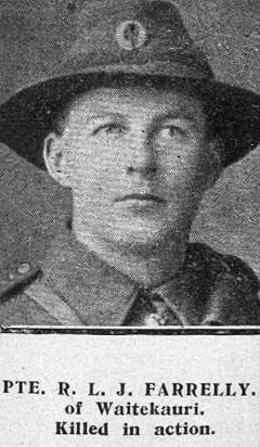 100 NZ World War One Memorials 1914-2014: Farrelly Brothers - Waihi ...