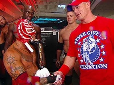 WWE In live!!!!: JOHN CENA vs REY MYSTERIO