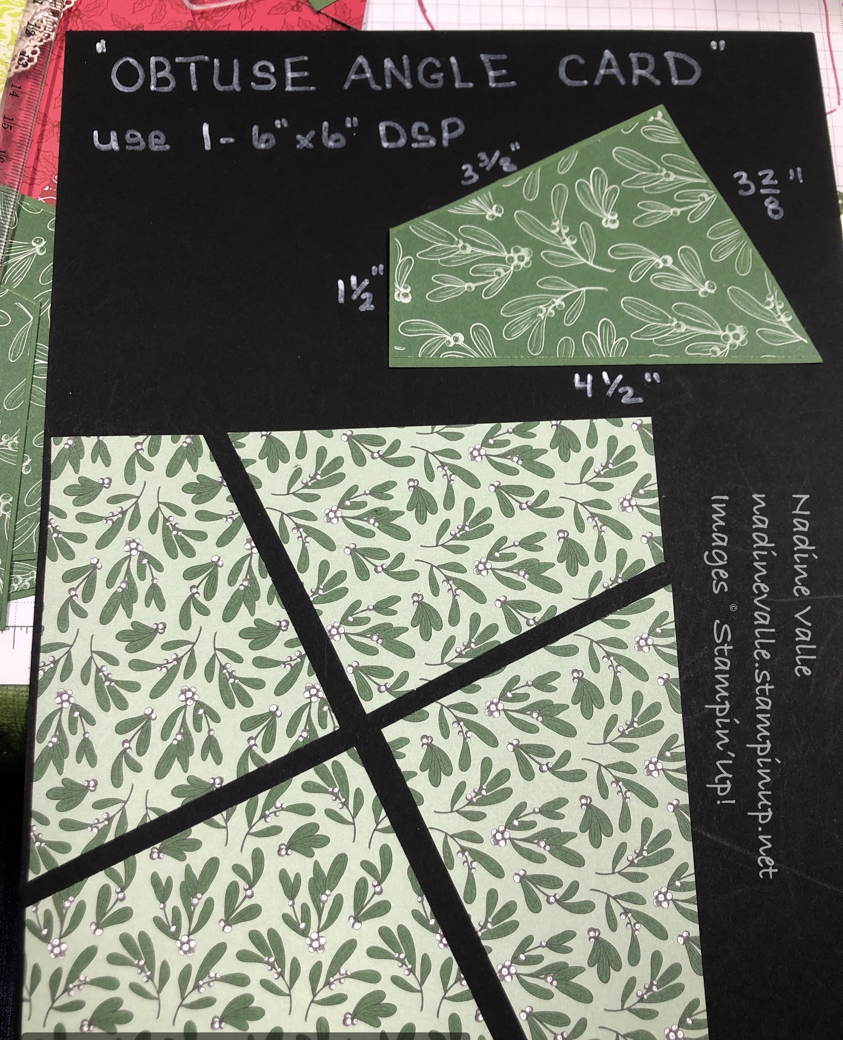 Obtuse Angle Card Design – Stamp With Nadine V