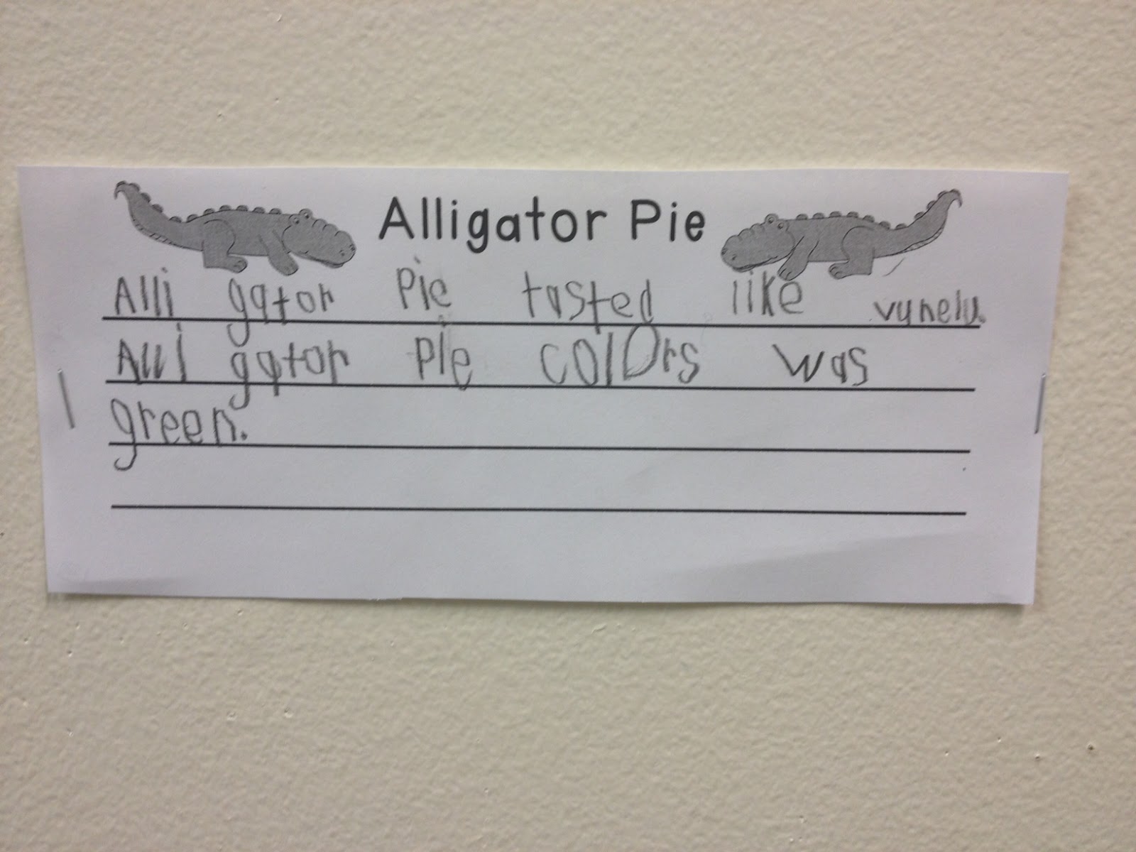 Alligator Pie! | Mrs. Hodge's Kids