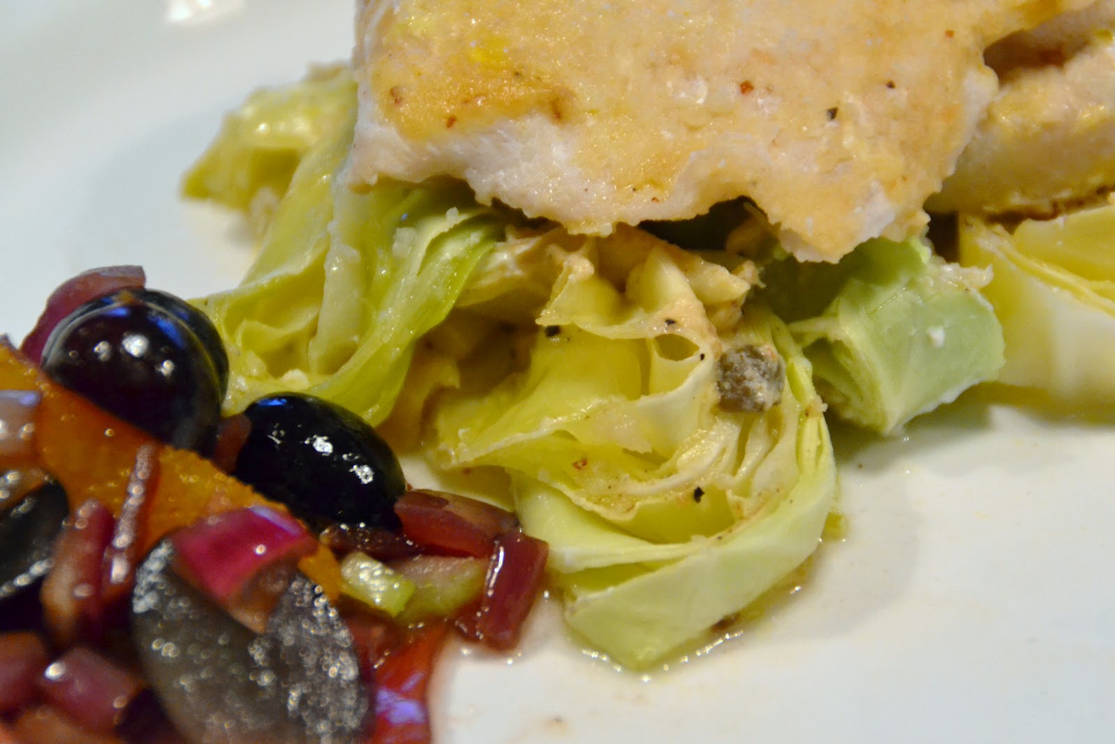 Kunster på køkkenbordet : 23.3 Ovnbagt kuller på bund af spidskål med ...