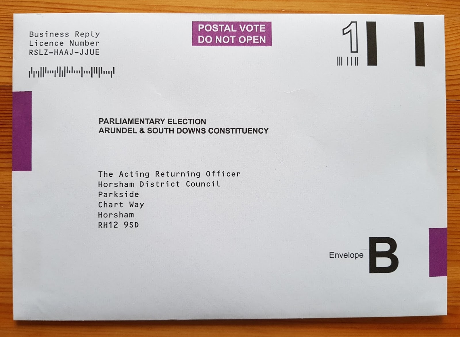 Lucy Melford: My Postal Vote reprised