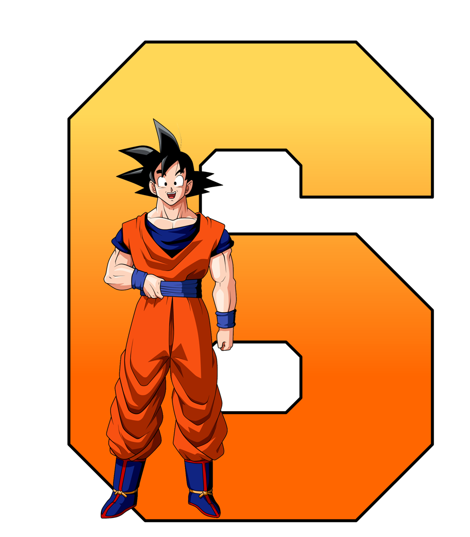 Kits imprimibles gratis : Dragon Ball Z Números