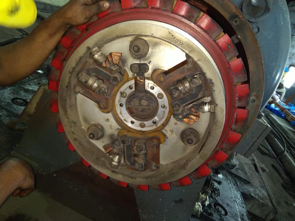 REAL IMAGES OF ROTOR, EXCITER, PMG, DIODE