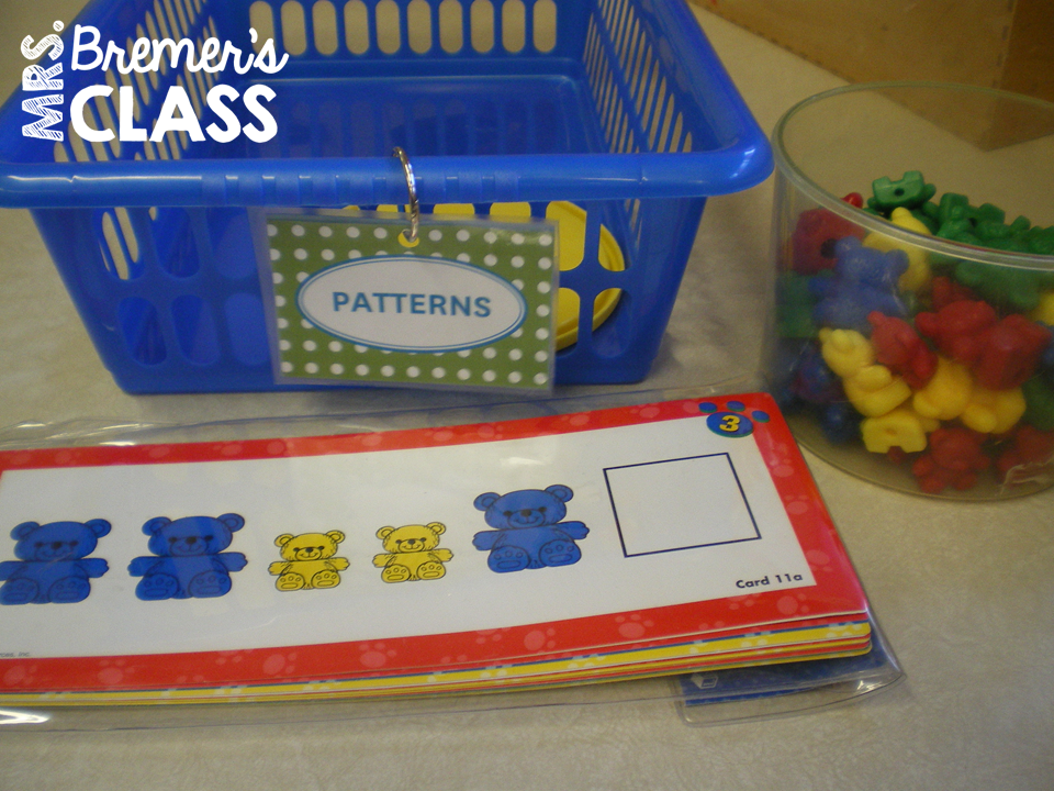 Math Centers for Kindergarten | Mrs. Bremer's Class