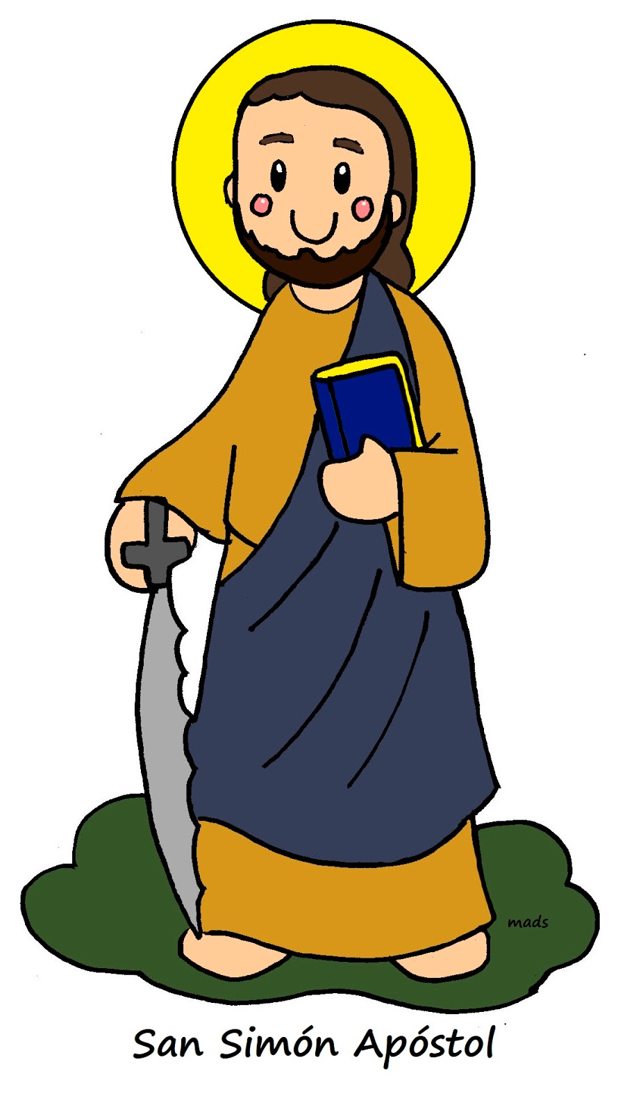 Mis ilustraciones: San Simón Apóstol