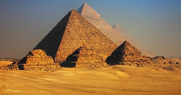 When were the pyramids built?