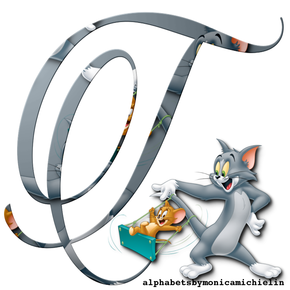 M. Michielin Alphabets: TOM AND JERRY CARTOON ALPHABET PNG