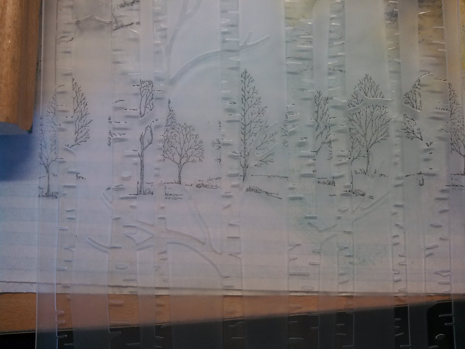 Stampin' it up with Belinda: Woodland Embossing Folder