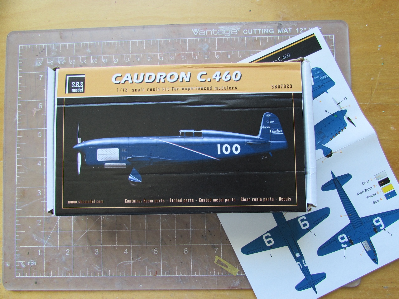 Wings of Intent: Caudron C.460 racer - 1/72nd SBS Model resin