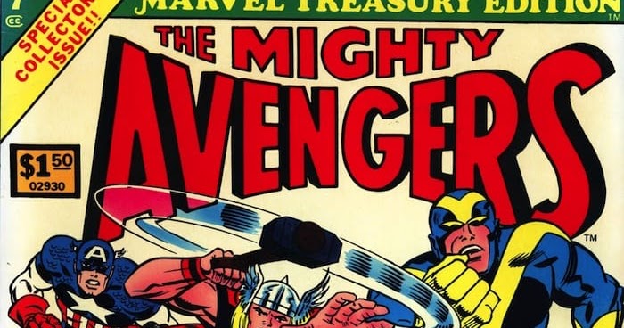 Marvel Treasury Edition #7 - Jack Kirby cover, key reprints - Pencil Ink