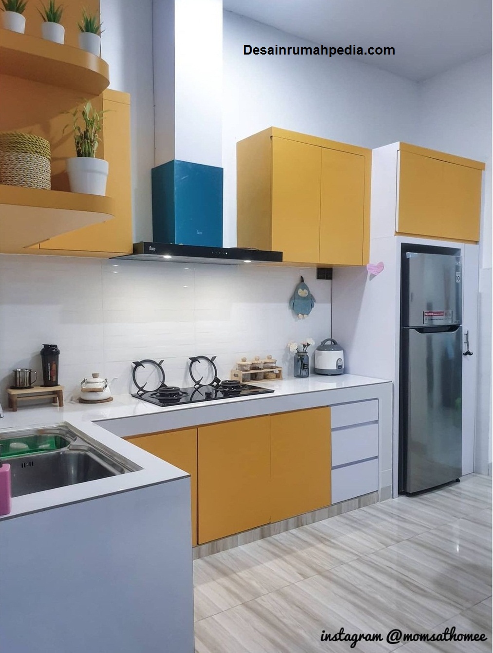 Desain dan Panduan Ukuran Tinggi Meja Dapur Ideal untuk Rumah Minimalis ...