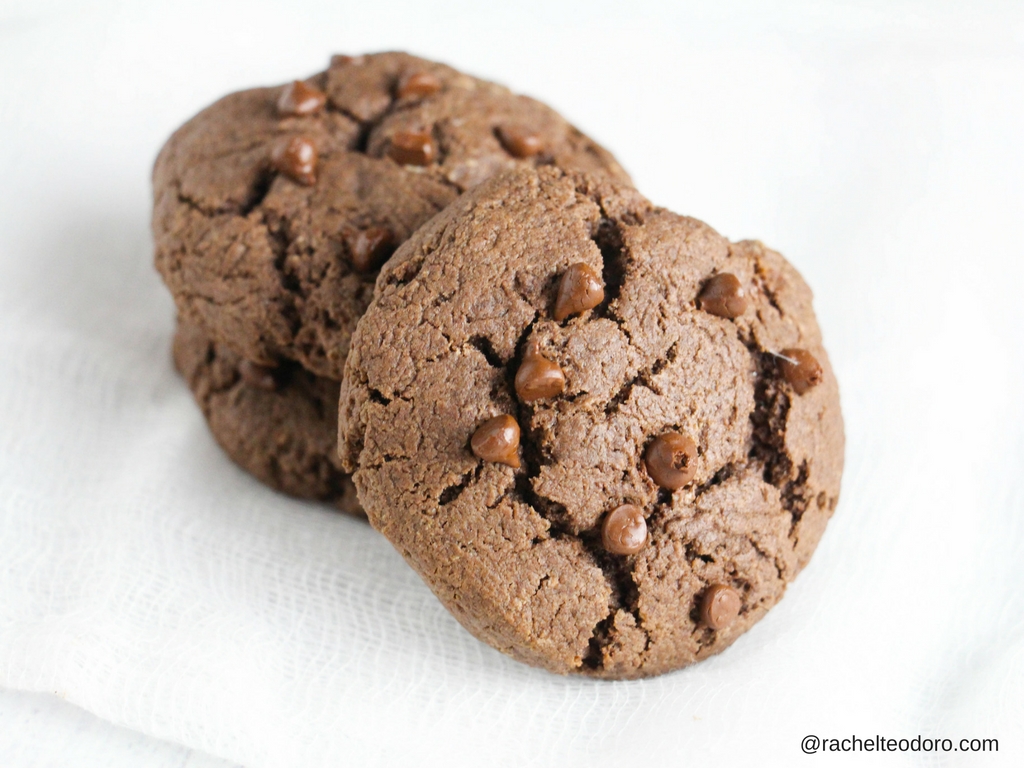 Triple Chocolate Stuffed Cookies
