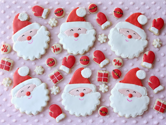 Smiling Santa Cookies 【 2021