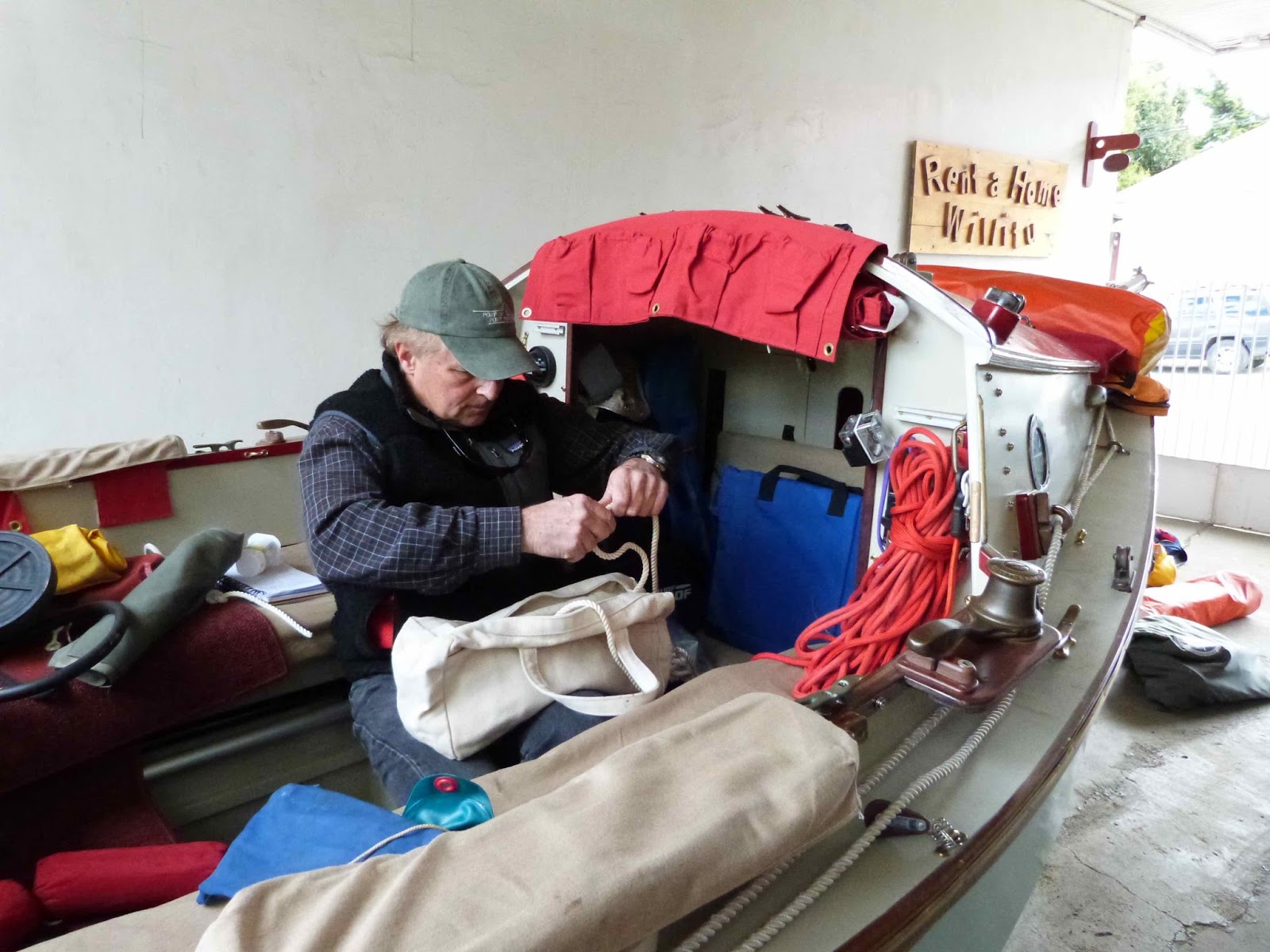 Packing the little ship "Southern Cross" - JW Boat Designs