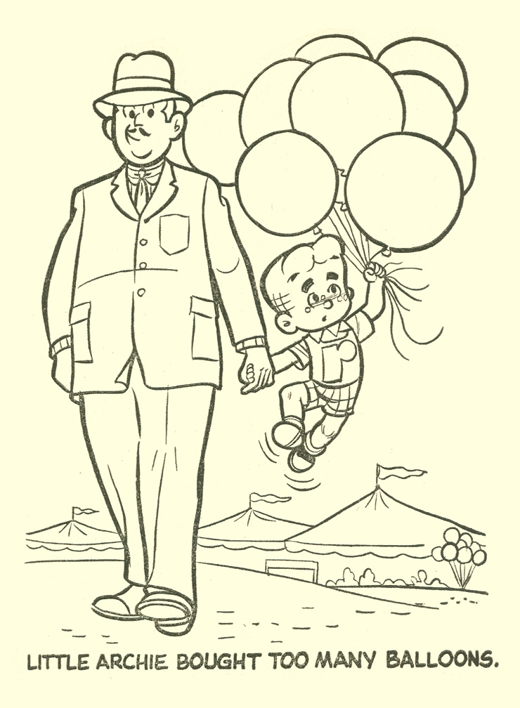 The Greatest Ape: Little Archie Coloring Book by Bob Bolling