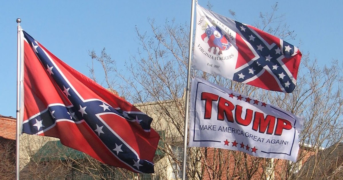 Trump Defends People Who Love the Confederate Flag