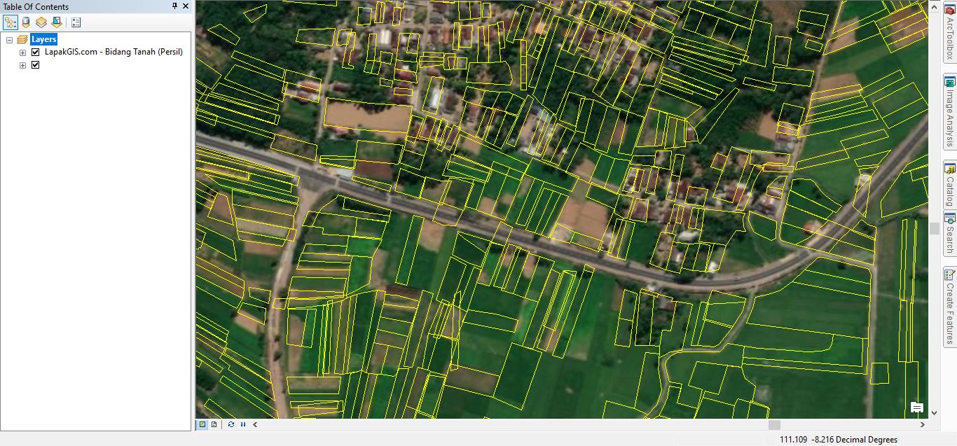 Shapefile Sebaran Bidang Tanah Terbaru - Lapak GIS