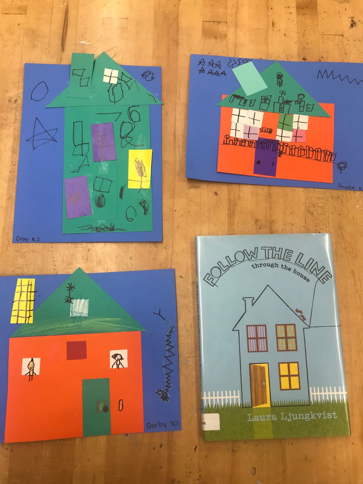 FOLLOW THE LINE THROUGH THE HOUSE