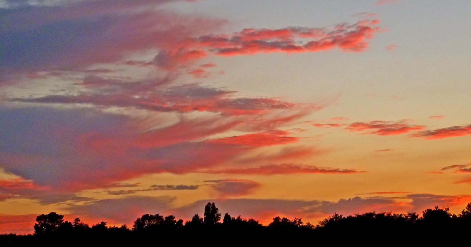Living the life in Saint-Aignan: Late September Sunset