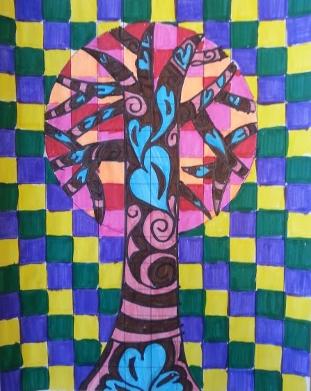 a faithful attempt: Circle Grid Trees