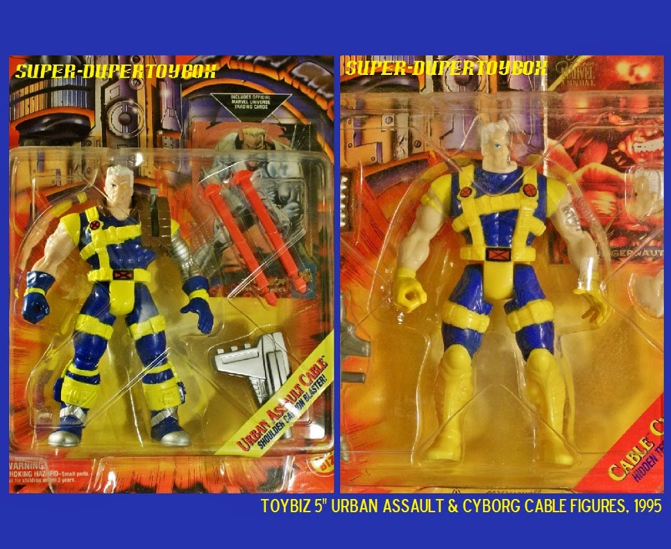 Super-DuperToyBox: ToyBiz 5" Cable Figures, 1995