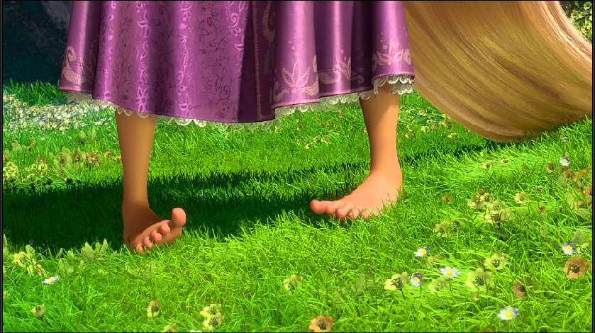 Anime Feet: Tangled (Movie): Rapunzel, Part 3 of 6