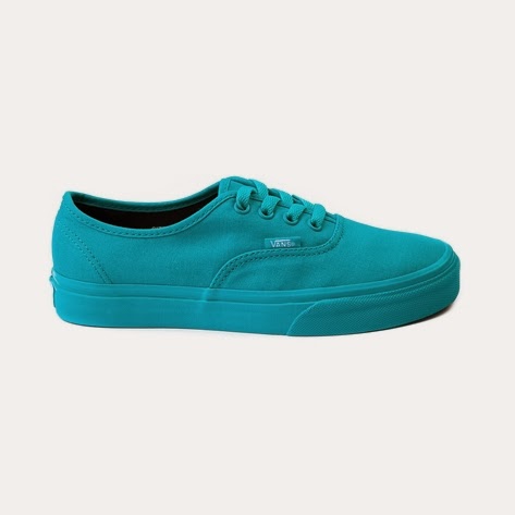 Kick On Fashion: VANS AUTHENTIC SKATE SHOE TURQUOISE MONOCHROME