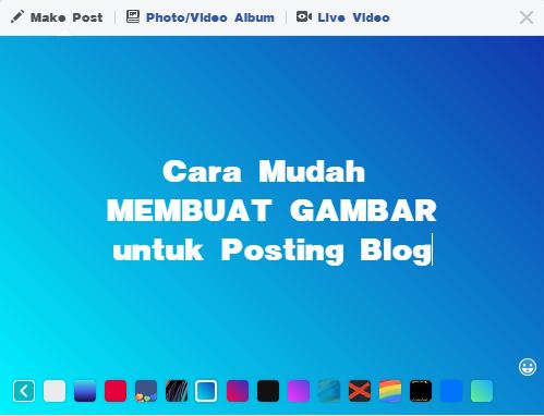 Cara Mudah Membuat Gambar Ilustrasi Posting Blog > Contoh Blog