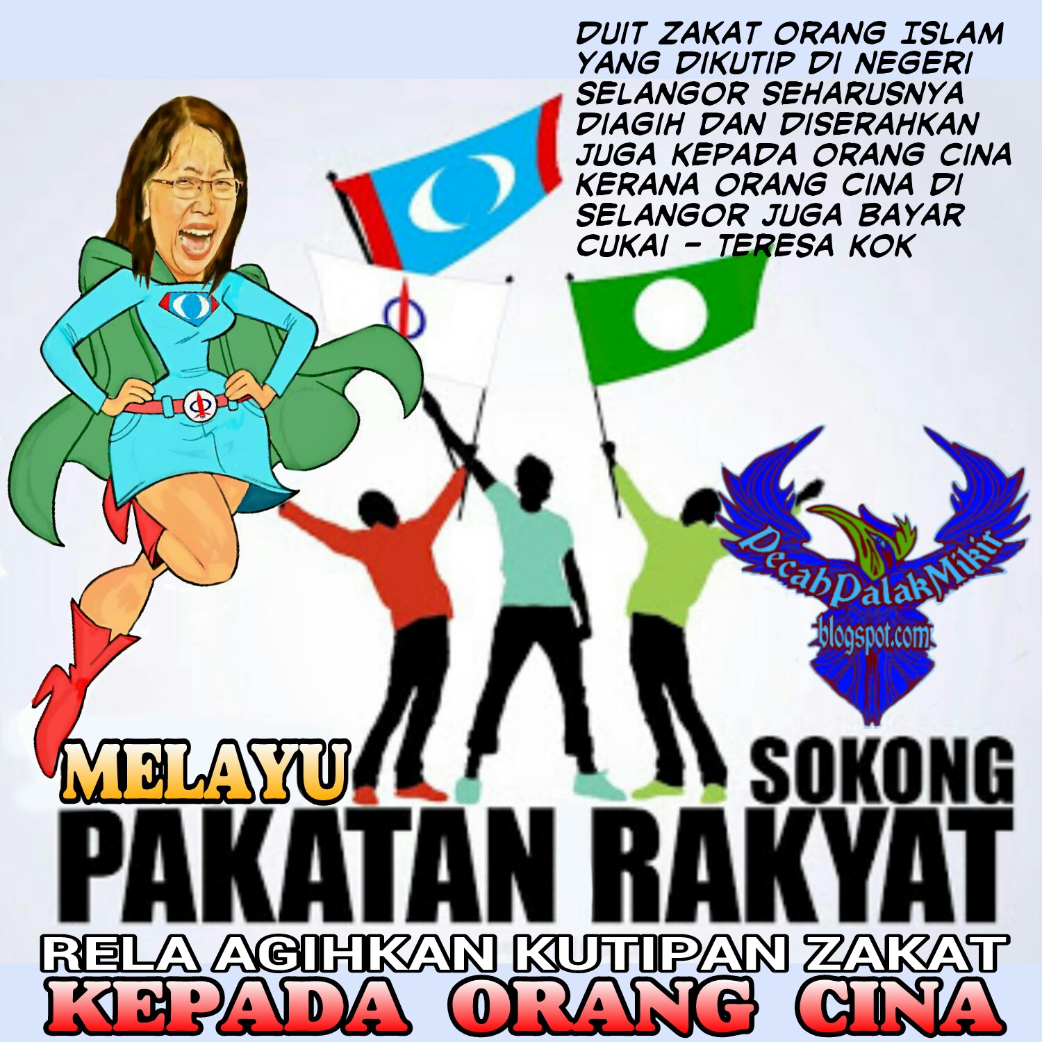 Pecah Palak Mikir: Rayakan Melayu Beri Hasil Zakat Kepada Orang Cina