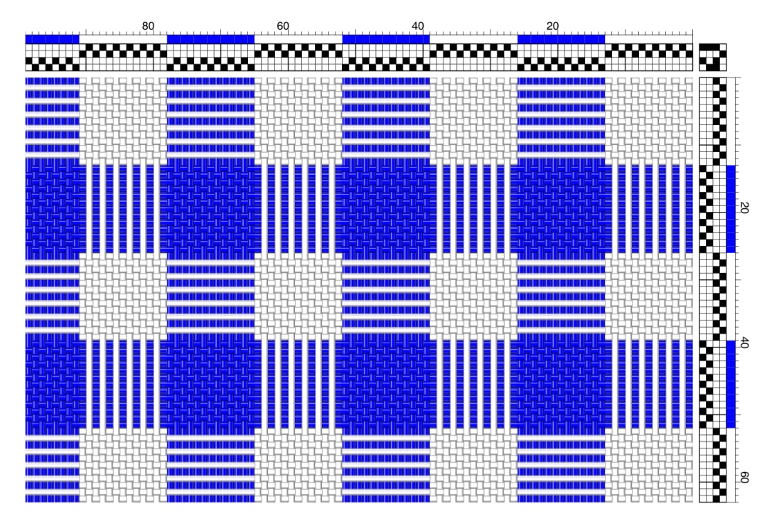 Random Acts of Color: Deflected Double Weave for Collapse Fabrics