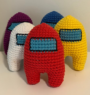 Musings of an Average Mom: Free Among Us Crochet Patterns