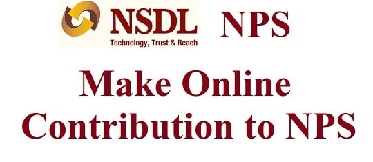 How to make online contribution to NPS using NPS mobile app?