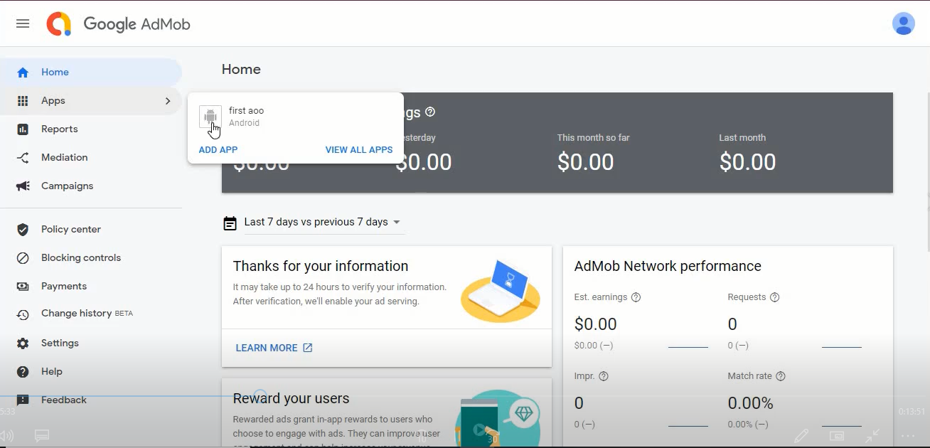How to display Google AdMob ads in your flutter app using a 'firebase ...