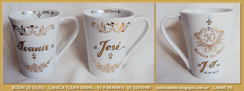rabisco ateliê : PRESENTE BODAS DE OURO
