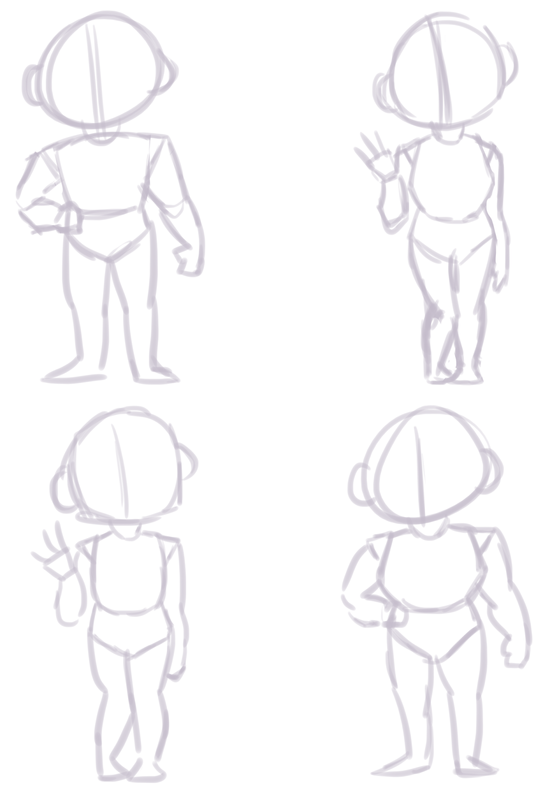 Simple Character Design - PanstuMonsterTM Illustrator / Animator