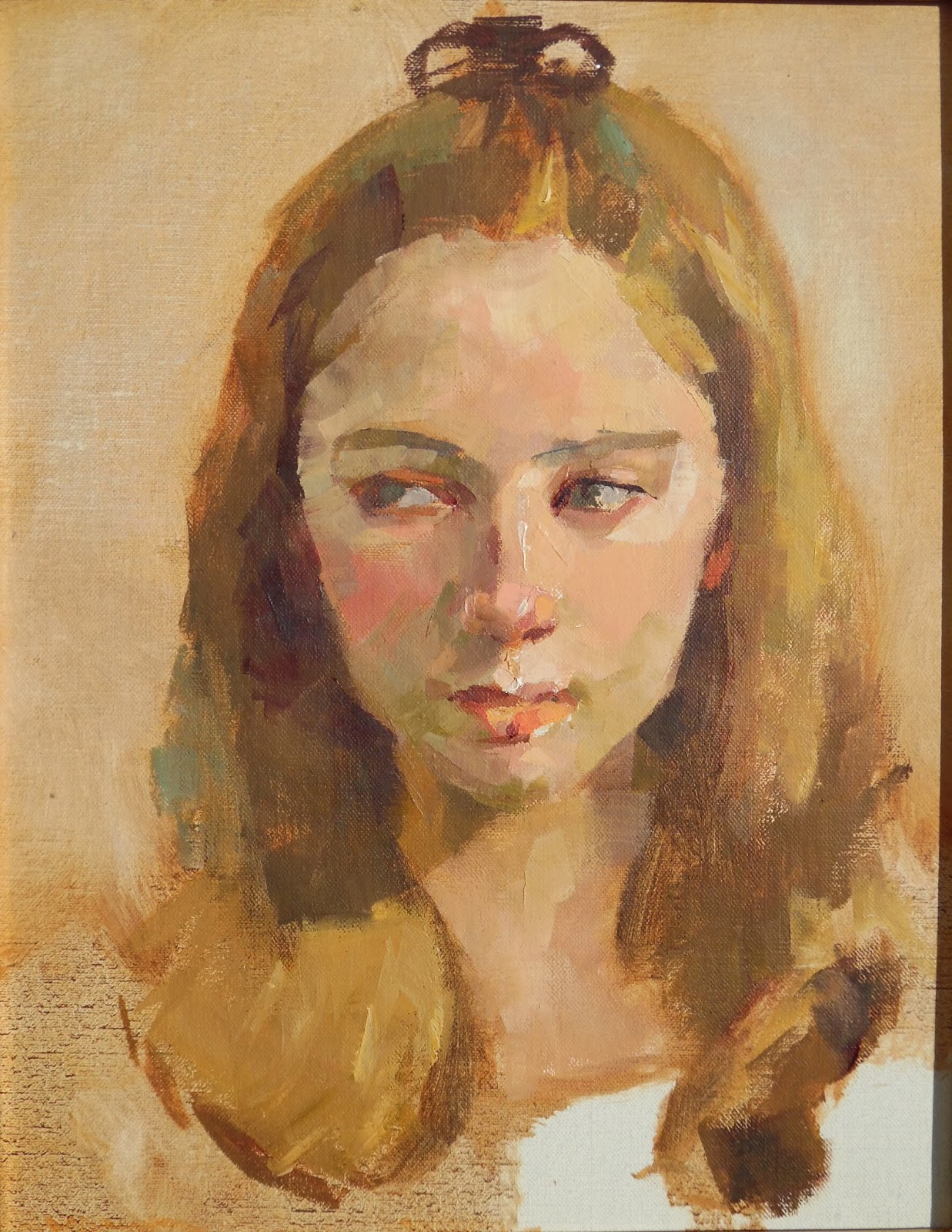 Mary's Paintings: "Kristin" My Portrait Demo for the T.A.G. Portrait ...