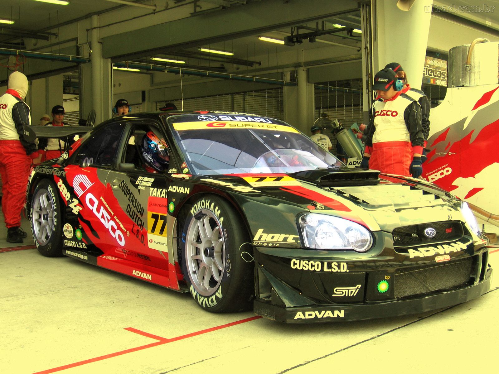 Subarulhos da Scooby: Cusco Dunlop Subaru Impreza : Super GT´07 No.77