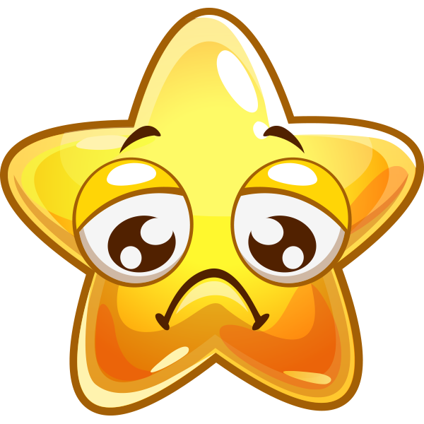 Frowny Star | Symbols & Emoticons