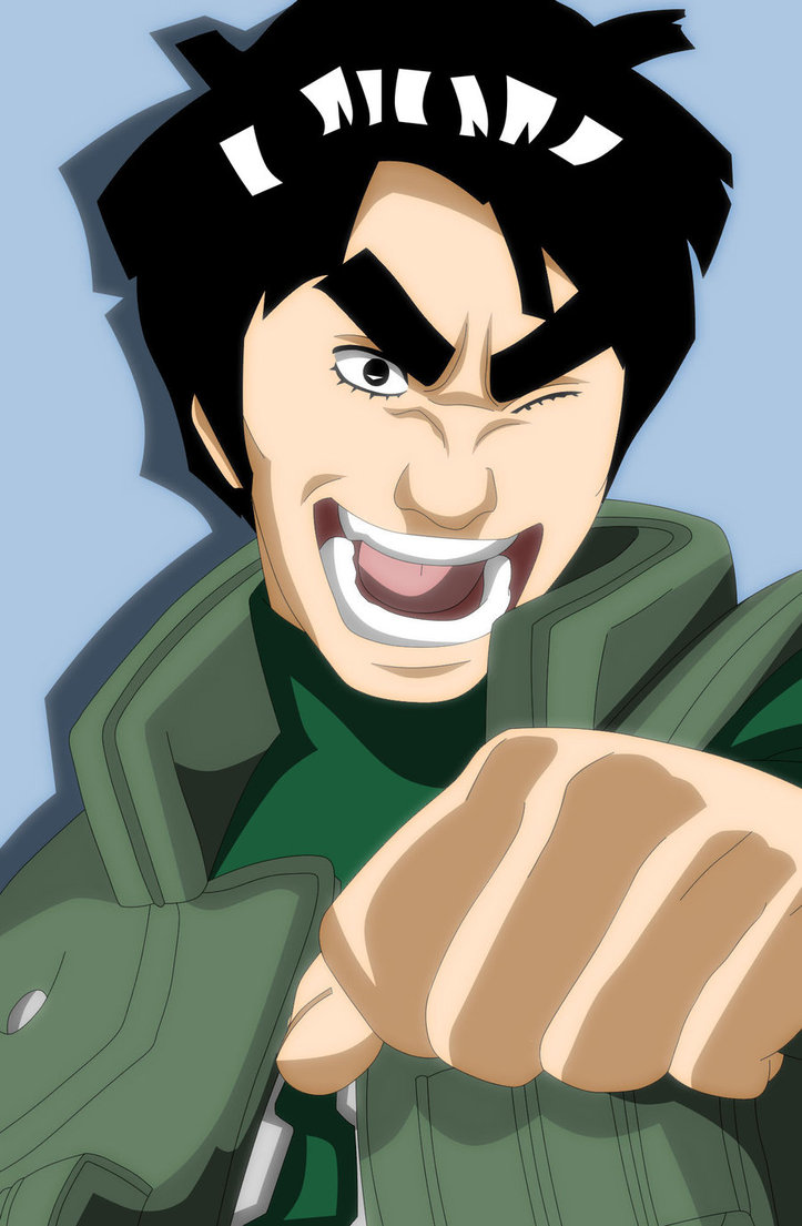 7 Sensei Gai in Naruto Cartoon Hight Quality Wallpaper