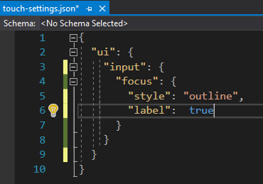 Code On Time: Universal Input and Focus Highlighting