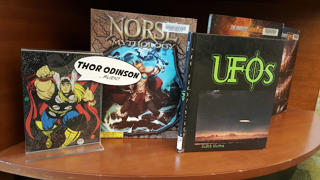 Literary Hoots: The Avengers! Summer Reading Library Display