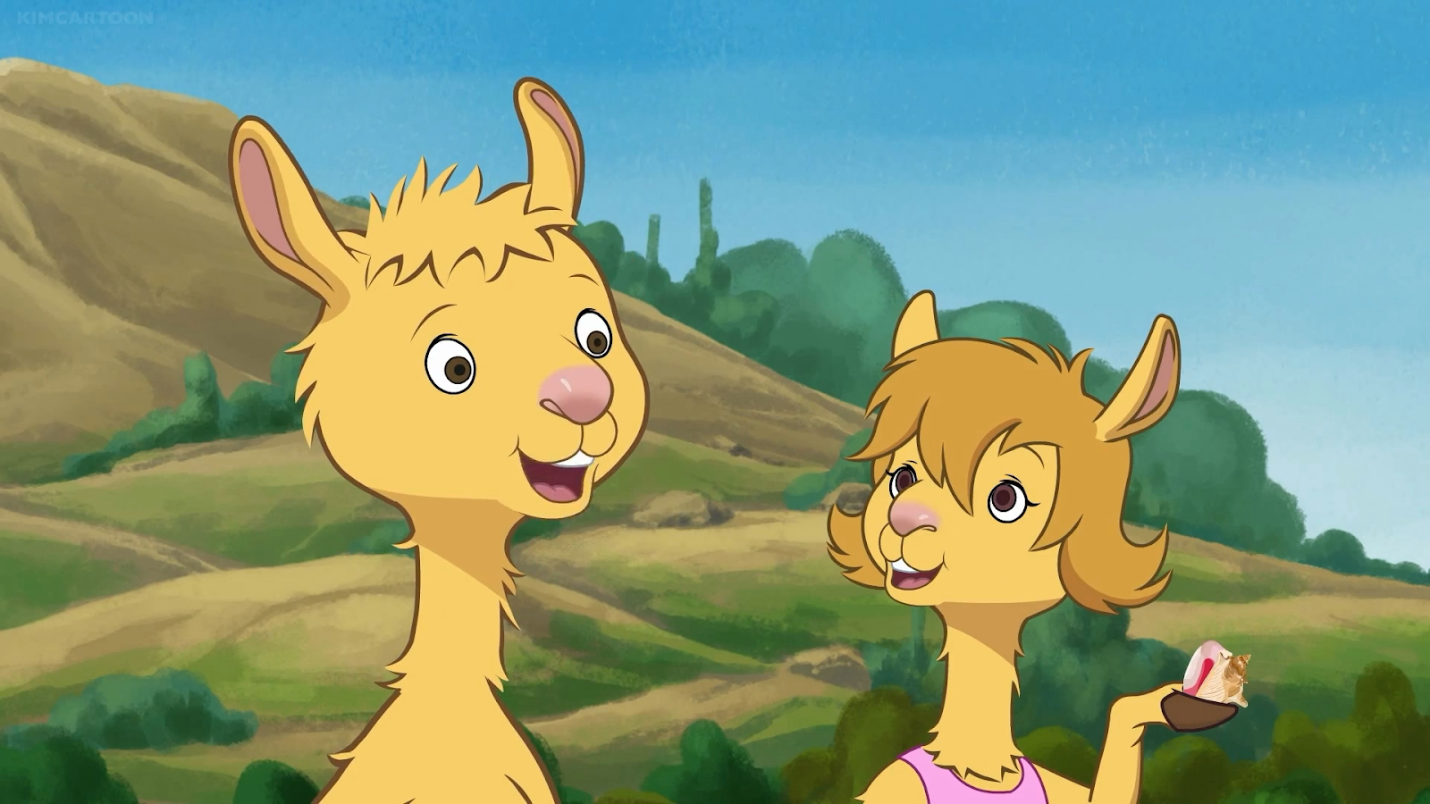 Shirtless Drawn Cartoon Boys & Men: Llama Llama on the Lake & Beach