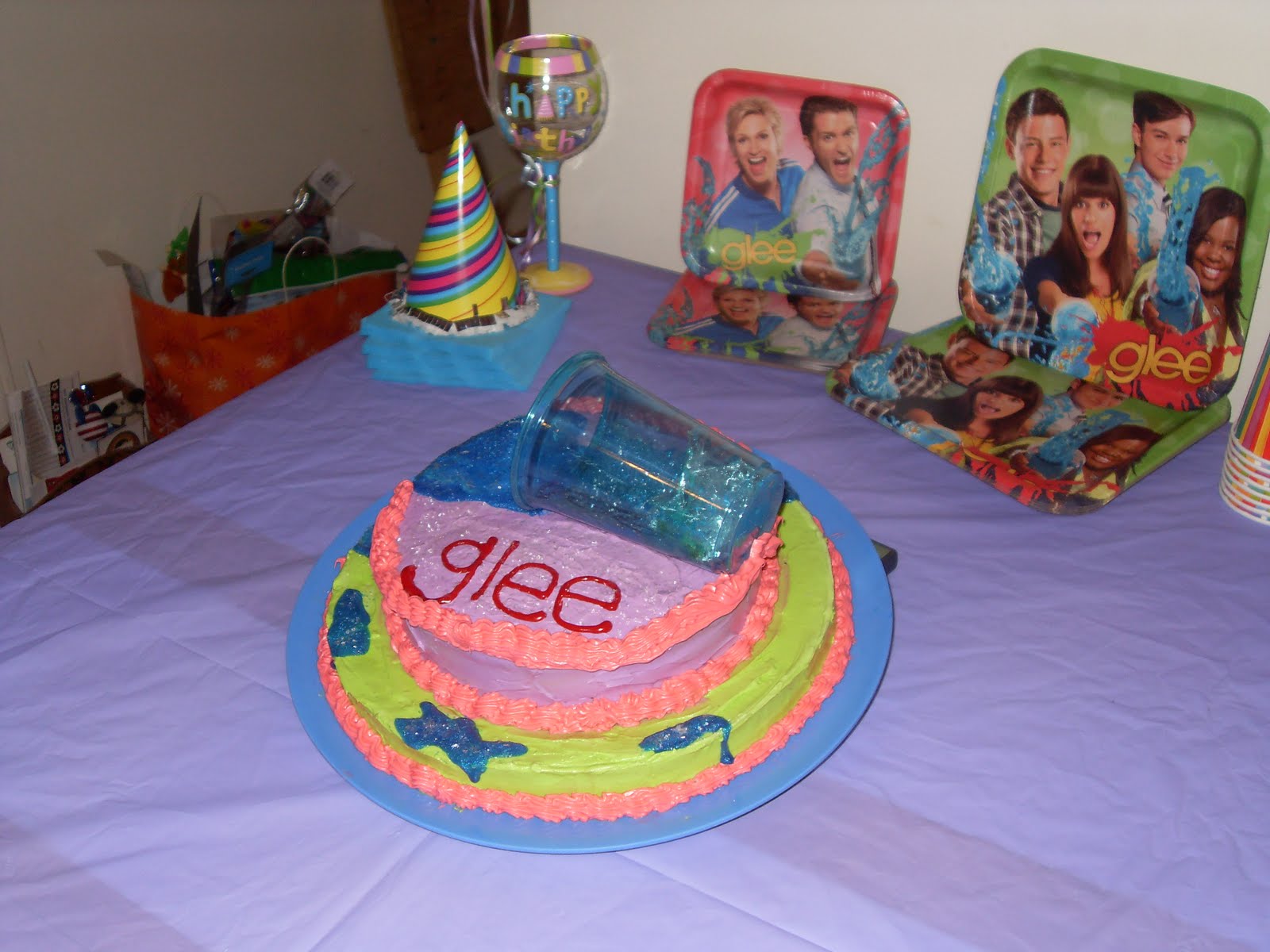 Jess Actually: GLEE Birthday Cake