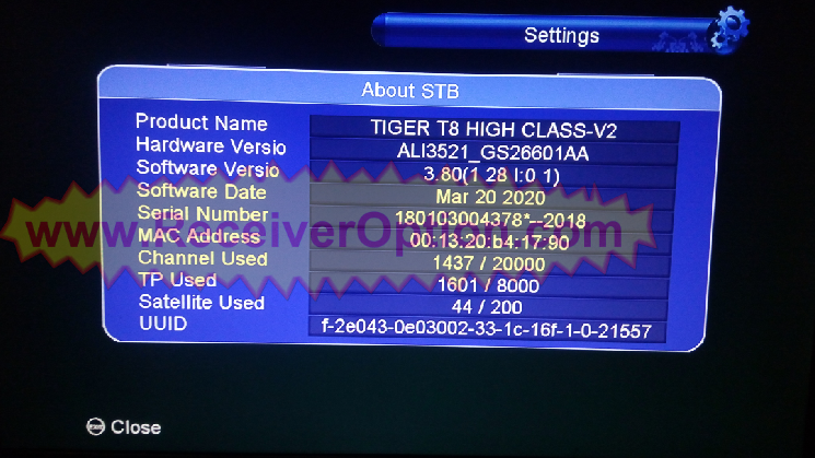 TIGER T8 HIGH CLASS V2 V3.80 UPDATE FOREVER 131 & BELO PRIME IPTV - How ...