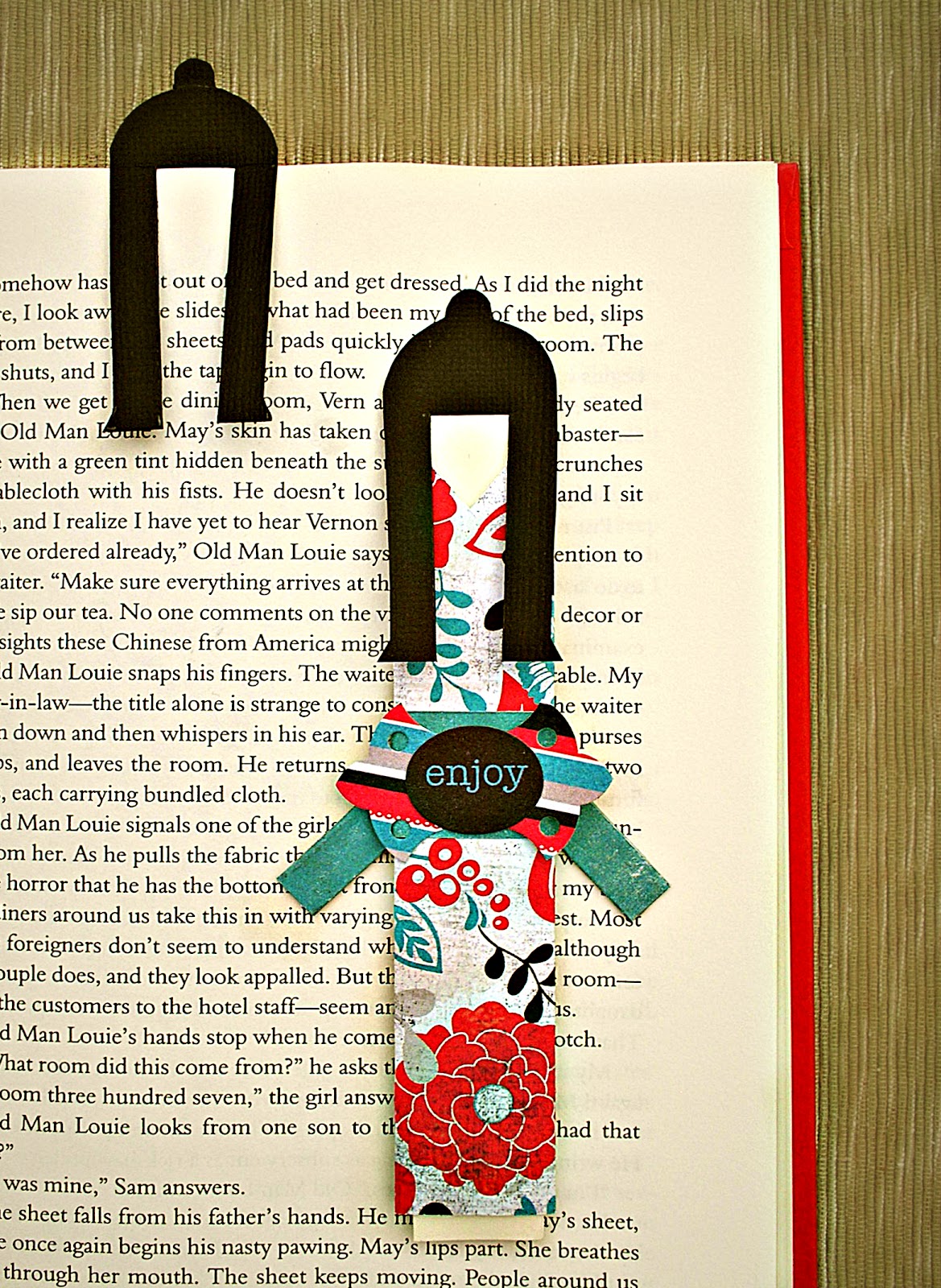 Artfull Crafts: Sandy - Kimono Doll Bookmarks